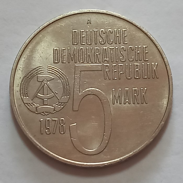 Germany - GDR 5 mark, 1978 - World Wide Coins - Coin value